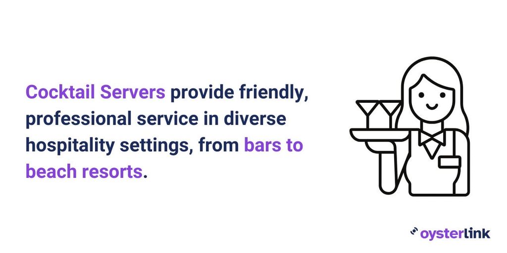 Guide to a Cocktail Server Career (2025) | OysterLink