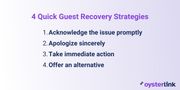 Proven Guest Recovery Strategies for Happy Guests