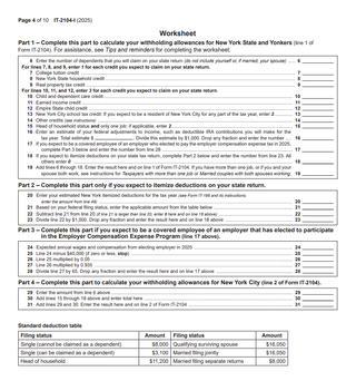 Guide to NY State Form IT-2104 (2026)
