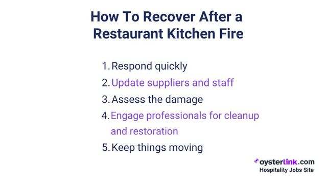 Restaurant Kitchen Fire Safety: Prevention & Recovery Tips
