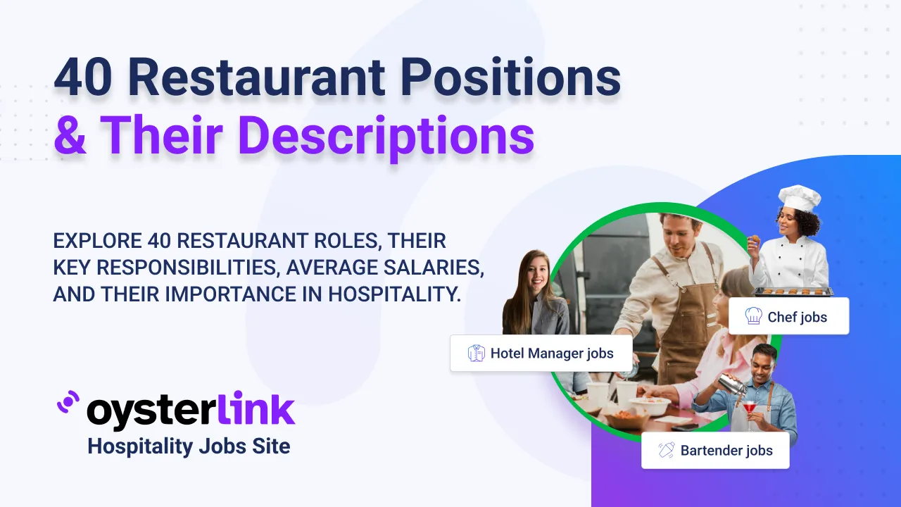 Restaurant Positions Descriptions: Full Guide 2025
