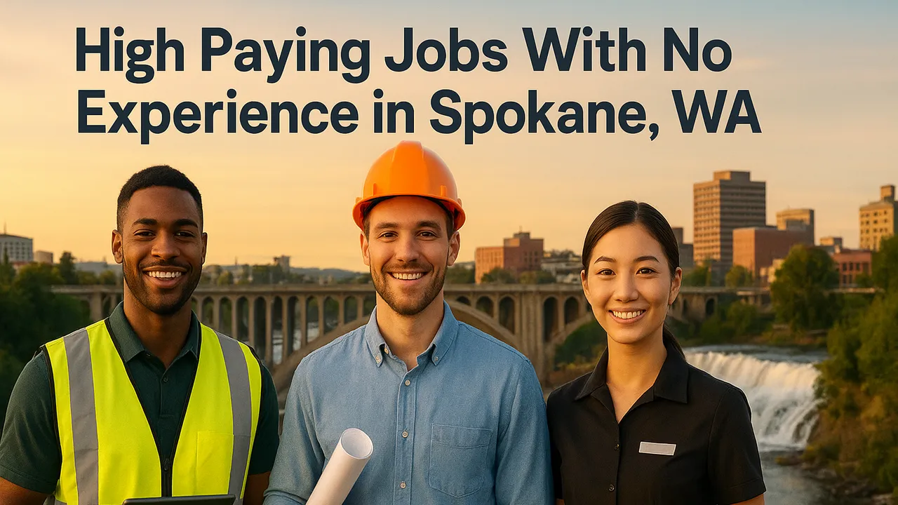 High Paying Jobs With No Experience in Spokane, WA