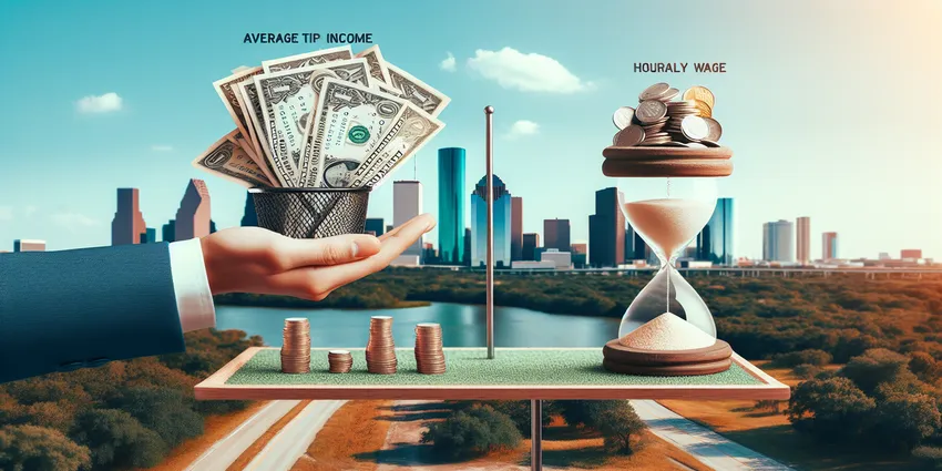 Average Receptionist Tip Income in Houston vs Hourly Wage