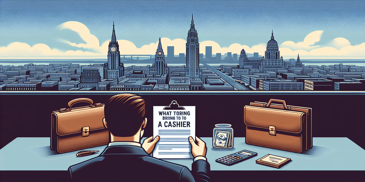 Checklist: What to Bring to a Cashier Interview (Documents, Portfolio ...