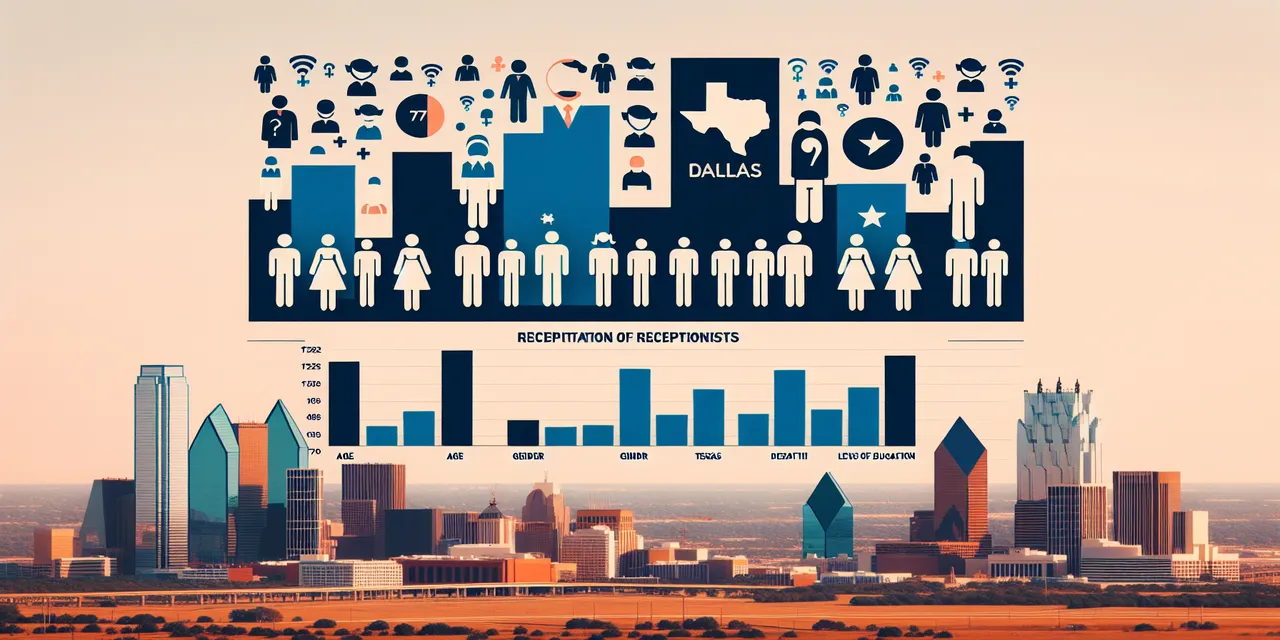 Dallas Workforce Demographics for Receptionist: Age, Gender and ...