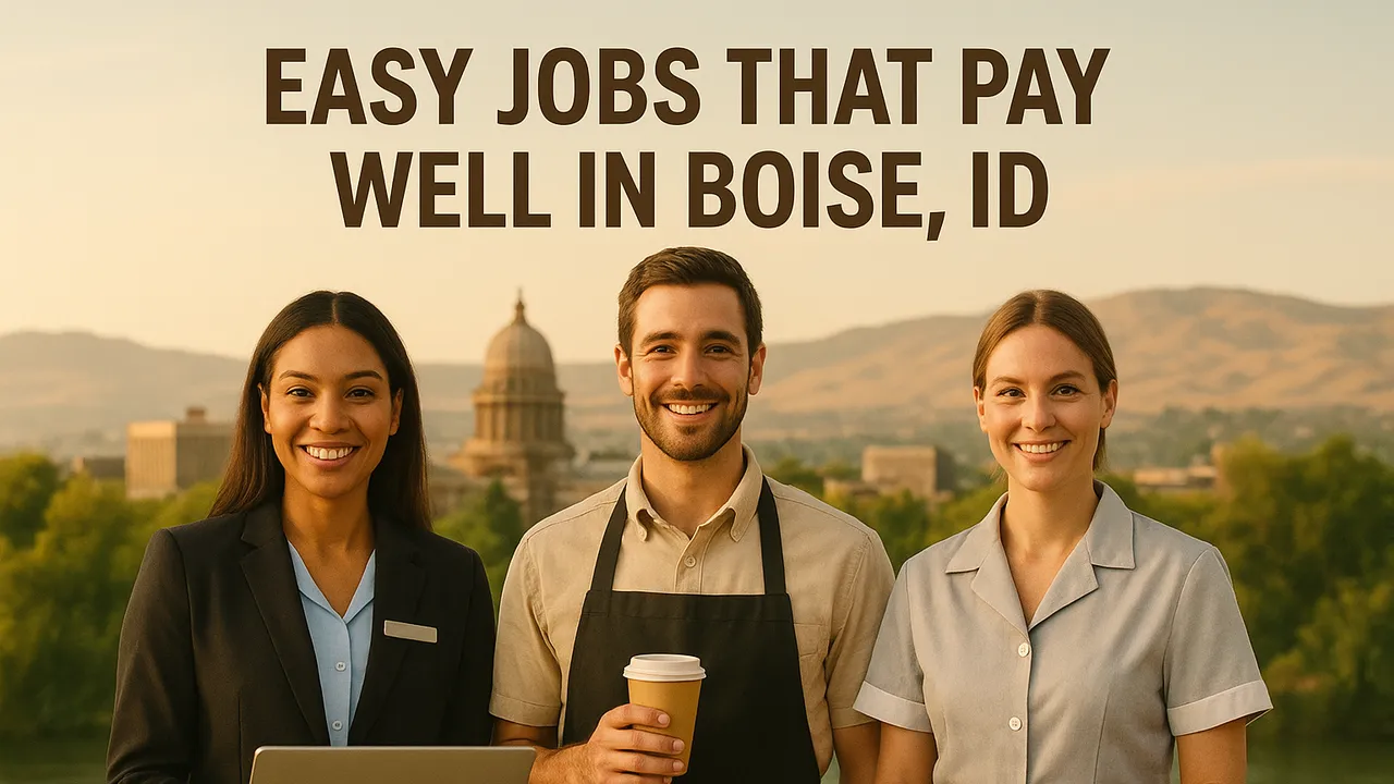 Easy Jobs That Pay Well in Boise, ID