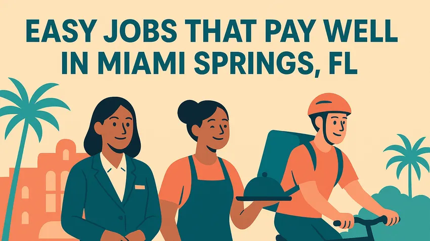 Easy Jobs That Pay Well in Miami Springs, FL