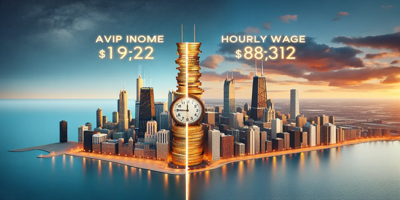 Average Server Tip Income in Chicago vs Hourly Wage