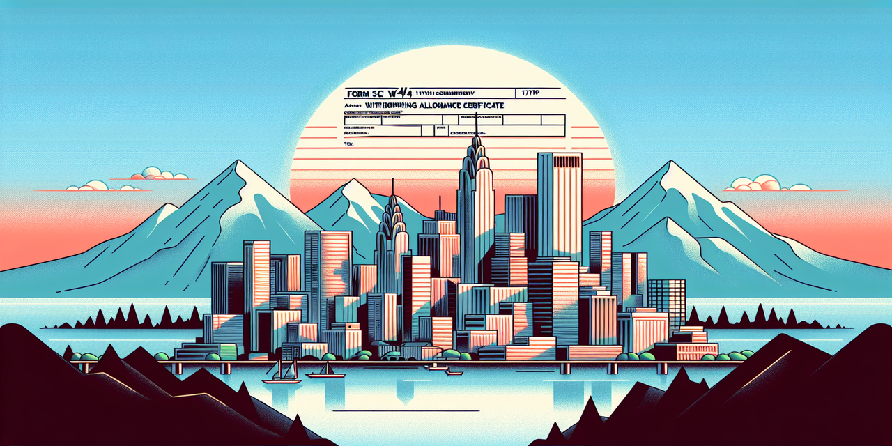 Form SC W-4: Withholding Allowance Certificate in South Carolina