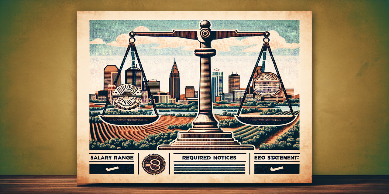 Ohio Compliant Job Posting Template: Salary Ranges, Required Notices ...