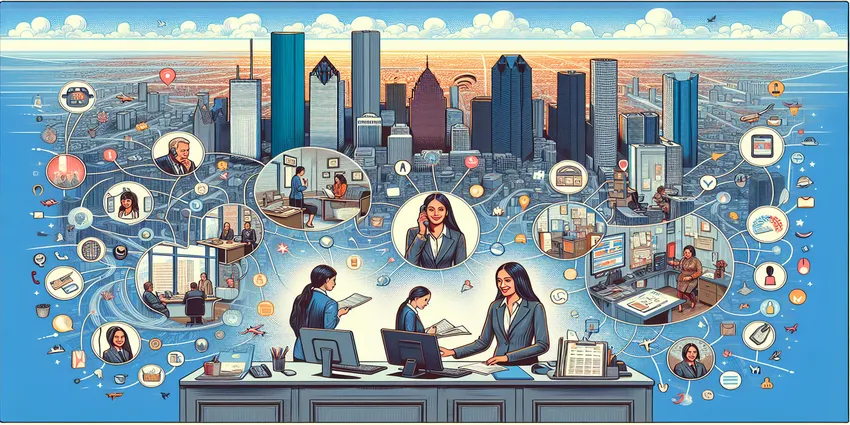 Day-in-the-Life of a Receptionist in Houston: Duties, Challenges and Tips