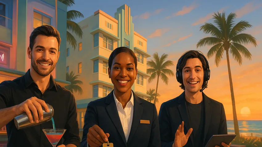 Fun Jobs That Pay Well in Miami Beach, FL: Top Hospitality Roles