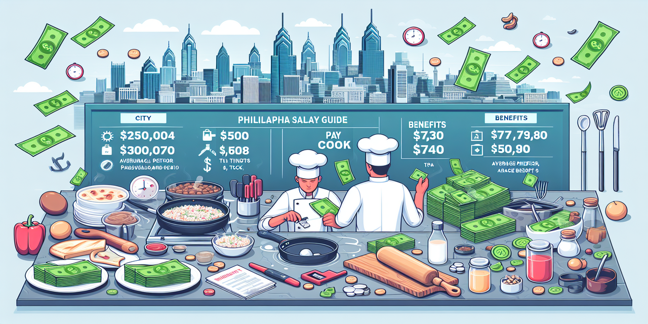 Philadelphia Salary Guide for Cook: Average Pay, Tips and Benefits