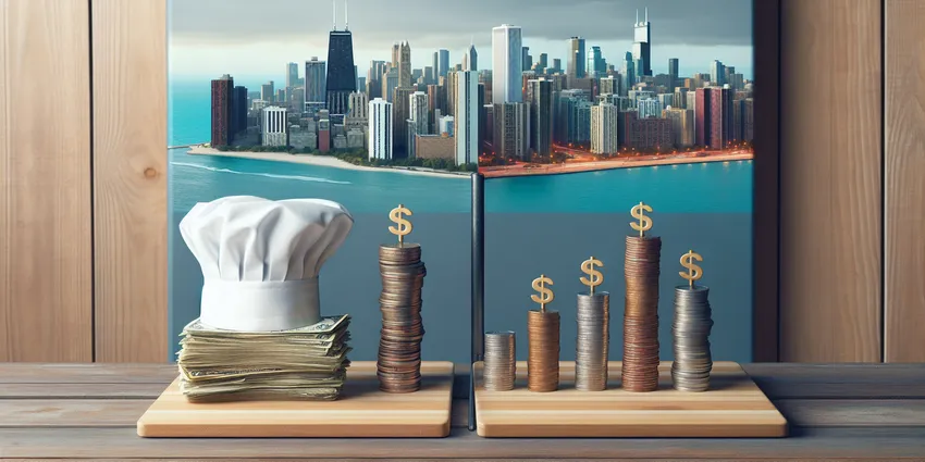 Average Cook Tip Income in Chicago Vs Hourly Wage