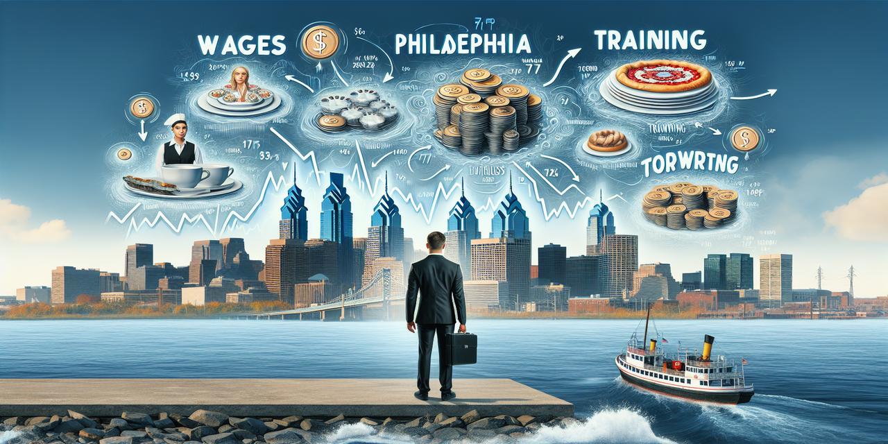 Philadelphia Cost of Hiring Waitress: Wages, Taxes, Training and Turnover
